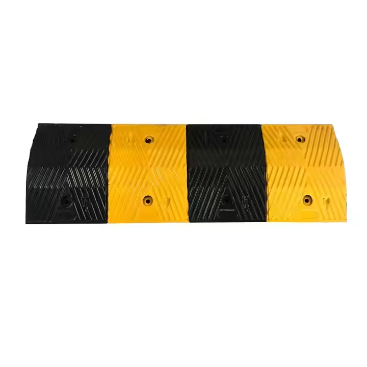 Buy Rubber Car Ramps Yellow Speed Bump Modular Speed Bump Traffic Road ...