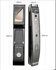 Buy Fully Automatic Face Recognition Lock Dual Camera Lock Dual Lithium ...