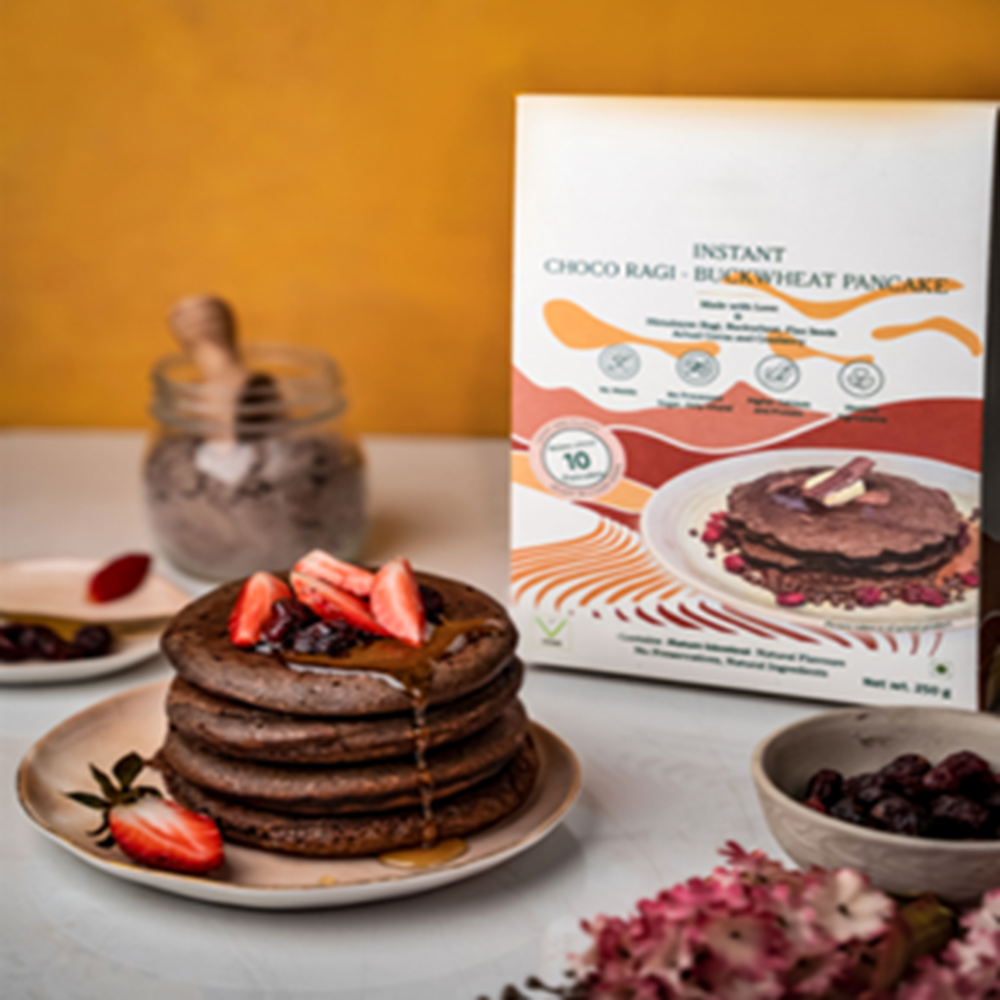 Buy Instant Choco Cranberry Ragi Pancake from U.M.A. CO., India ...