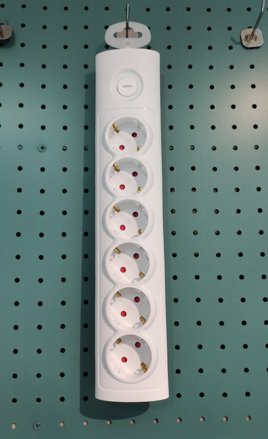 Buy 16a European German Standard 6 Ways Outlets Extension Socket Power ...