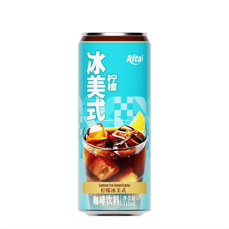 Buy 315ml Sleek Can Iced Americano Coffee Drink With Lemon from Rita ...