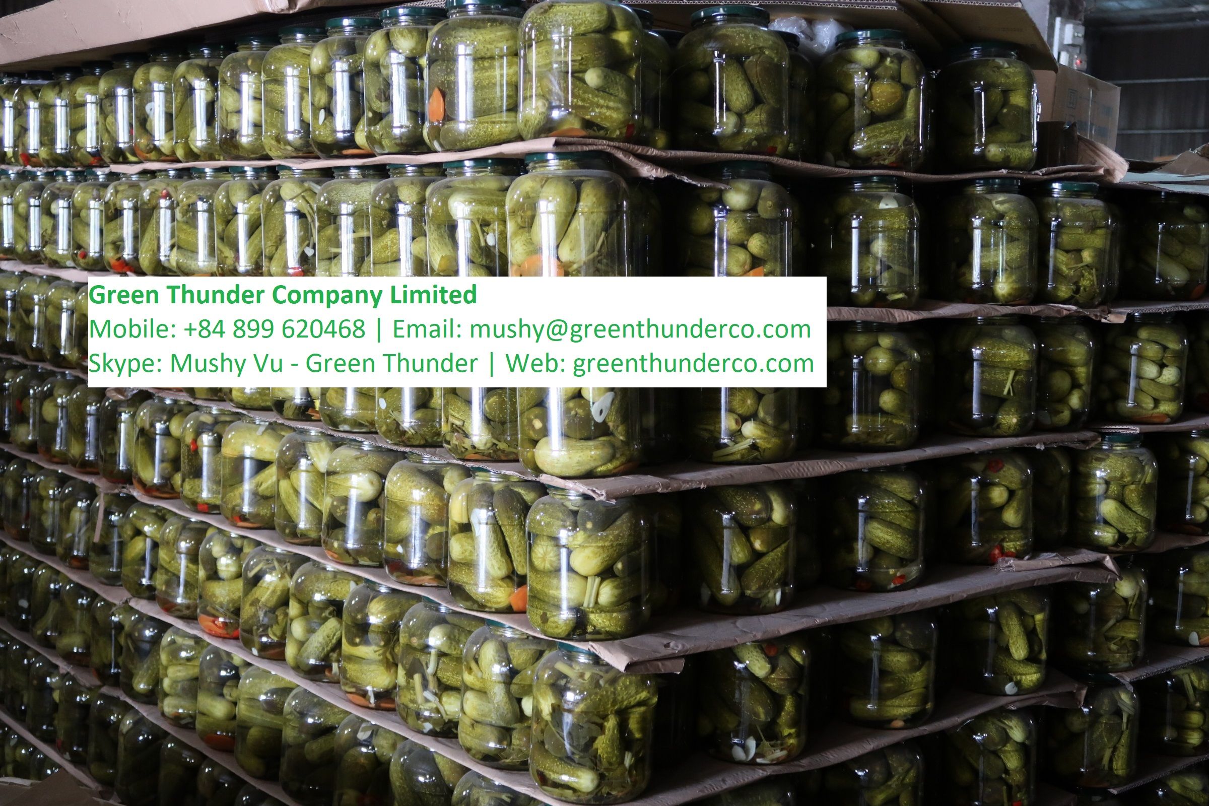 Buy Vietnam Canned Vegetable Pickled Cucumber/gherkin In Glass Jar ...