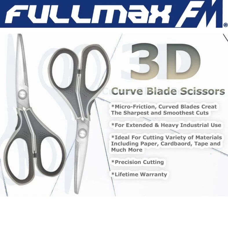 Buy New Micro-friction 3d Curve Blade Scissors from FullMax(Shanghai ...