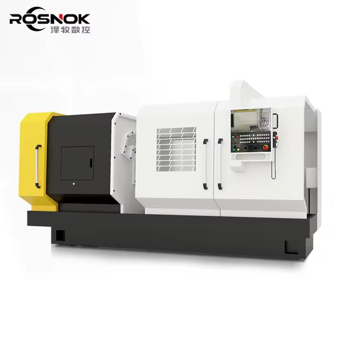 Buy Rosnok Qk Series Cnc Pipe Threading Lathe Machine With Double Chuck ...