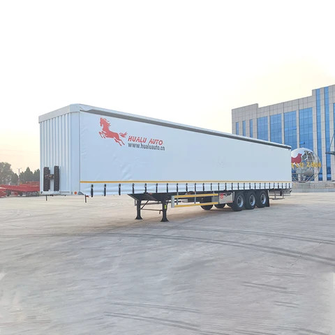 Buy 2-axle 4-axle Side Curtain Semi Trailer Curtain Side Truck Semi ...