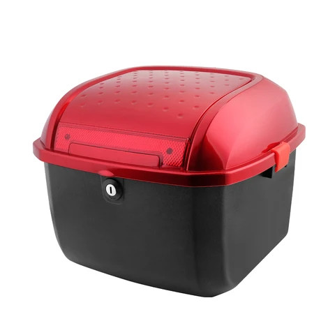 Buy 25l Pp/abs Material Motorcycle Trunk Storage Box With Double Buckle ...