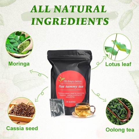 Buy 28 Days Flat Tummy Tea Private Label Green Detox Tea Slim Weight ...