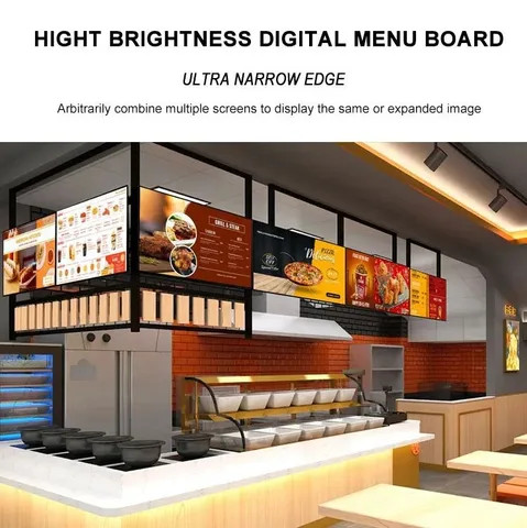 Buy 43-inch 4k Digital Menu Board For Coffee & Fast Food Shops Hd Lcd ...