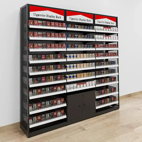 Buy America Modern Pop Metal Cigarette Display Rack For Smoke Shop ...