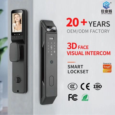 Buy Automatic Fingerprint Lock 3d Recognition Video Call Fingerprint ...