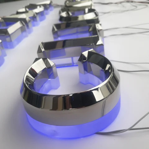 Buy Backlit Car Led Logo Sign Custom Car Logo Metal Letters Logo Led ...