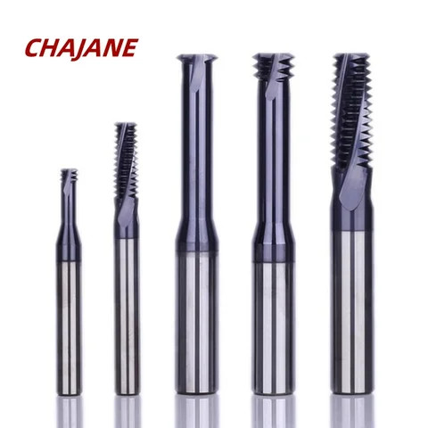 Buy Cnc Hrc 65 Degree Carbide Single Tooth Thread Milling Tap M3 M4 M5 ...