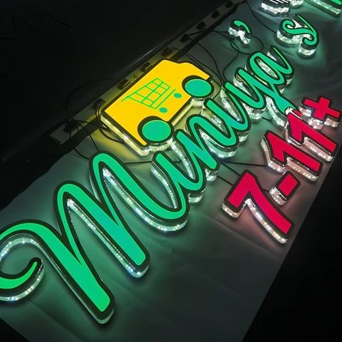 Buy Custom 3d Channel Letter Sign 3d Logo Shop Sign Board Led Sign ...