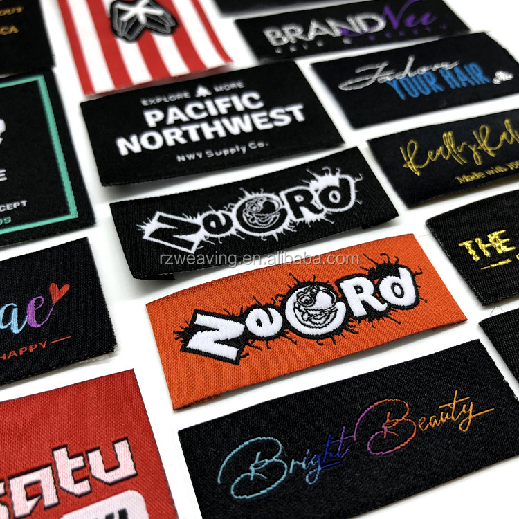 Buy Custom Woven Label In Garment Labels from Shanghai Rongzhou Weaving ...