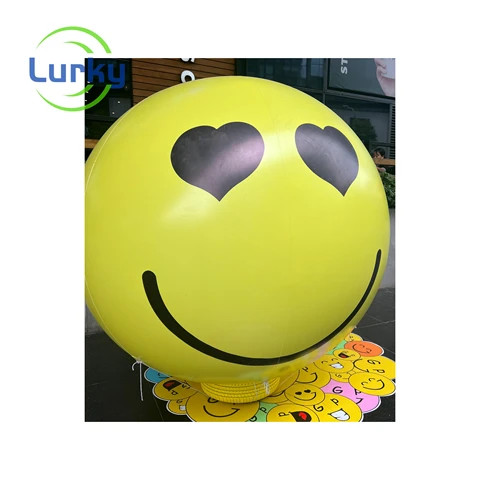 Buy Custom Yellow Smile Helium Balloons Party Balloon Helium Balloon ...