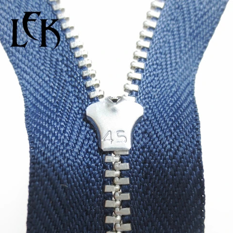 Buy Customization Silver Metal 4.5 Yg Stainless Steel Zipper Head ...
