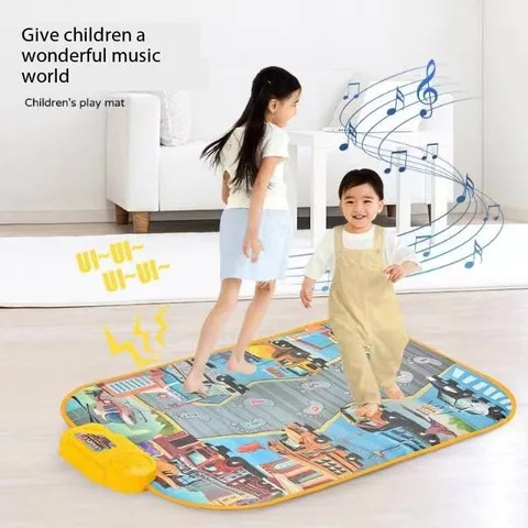 Buy Dance Mat For Kids Fitness Music Dancing Games Glow Carpet With ...