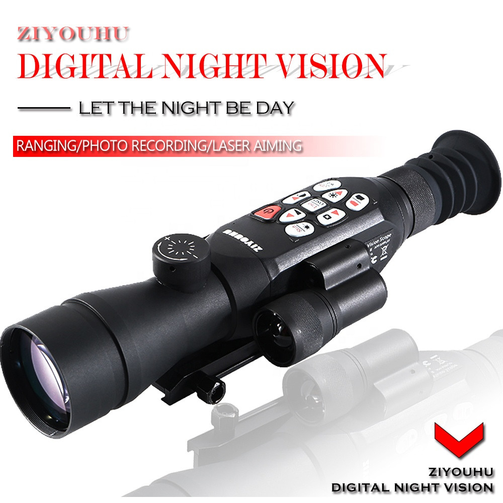 Buy Digital Night Vision Sight Scope Built-in Wifi Ranging Hunting ...