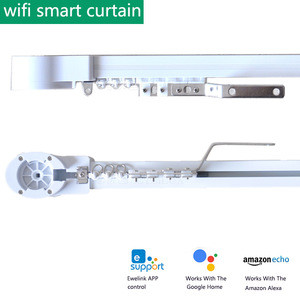 Buy Electric Ripple Fold Track System, Electric Ripple Fold Curtain ...