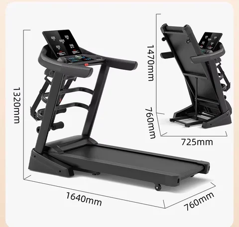 Buy Factory Popular Commercial Treadmill Gym Foldable Electric Led ...