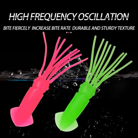 Buy Fishing Soft Squid Lures Silicone Squid Trolling Jigs Bait ...