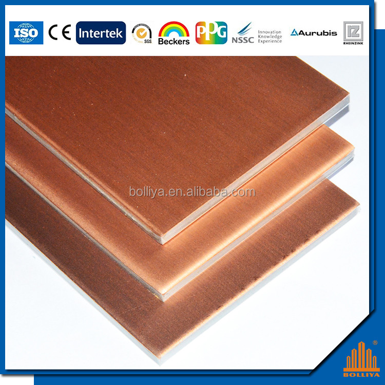 Buy Fr Core Prepatinated Wall Ccp Copper Aluminium Composite Panel from ...