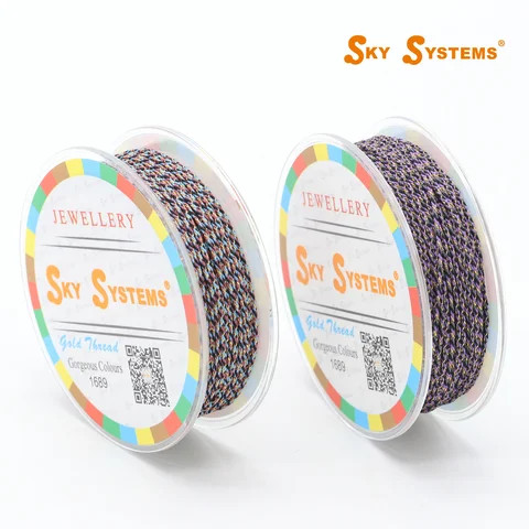 Buy Golden Colors 1.5mm Twisted Lanyard Rope Jewelry Cord Polyester ...