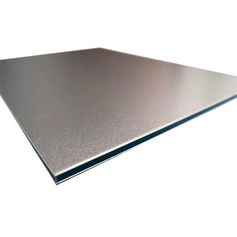 Buy Grey Granite Composite Tile Alucobond 10mm Brushed Wall Cladding ...
