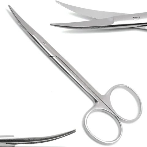 Buy Gum Scissors 11cm Curved Dental Medical Instruments Stainless Steel ...