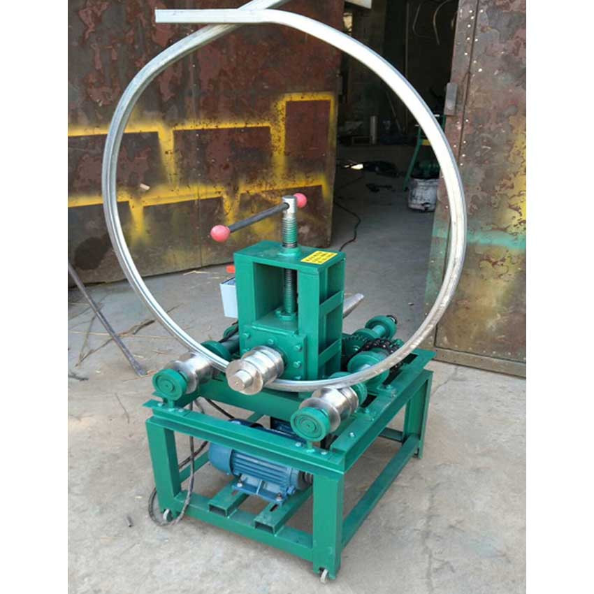 Buy Gwh-50/76/100 Model Angle Iron Bending Rolling Machine Steel Tube ...