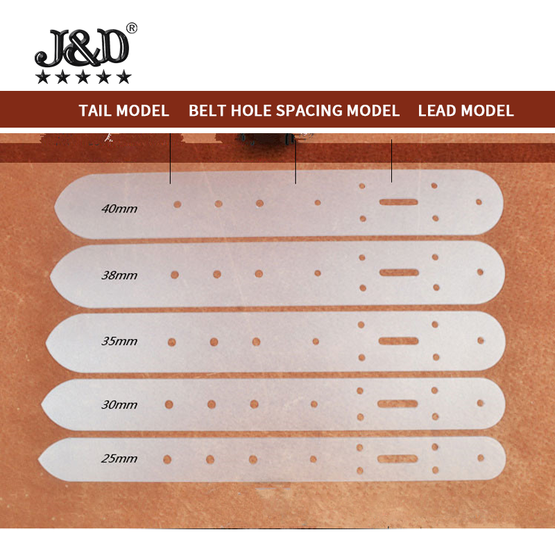 Buy Handmade Leather Goods Diy With Positioning Punch Template, Belt ...