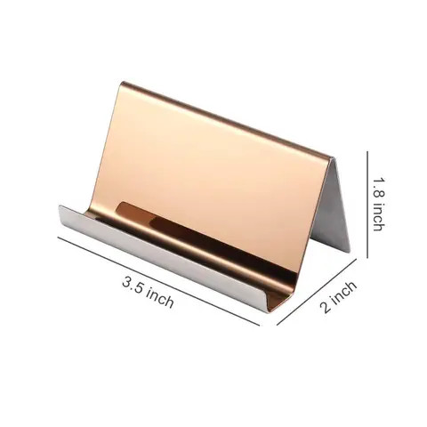 Buy High-end Stainless Steel Business Name Card Holder Display Stand ...