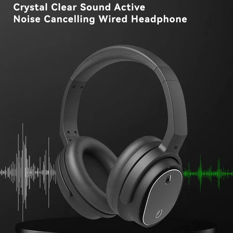 Buy High Quality Wired Anc Headset Oem Factory Manufacturers Noise ...