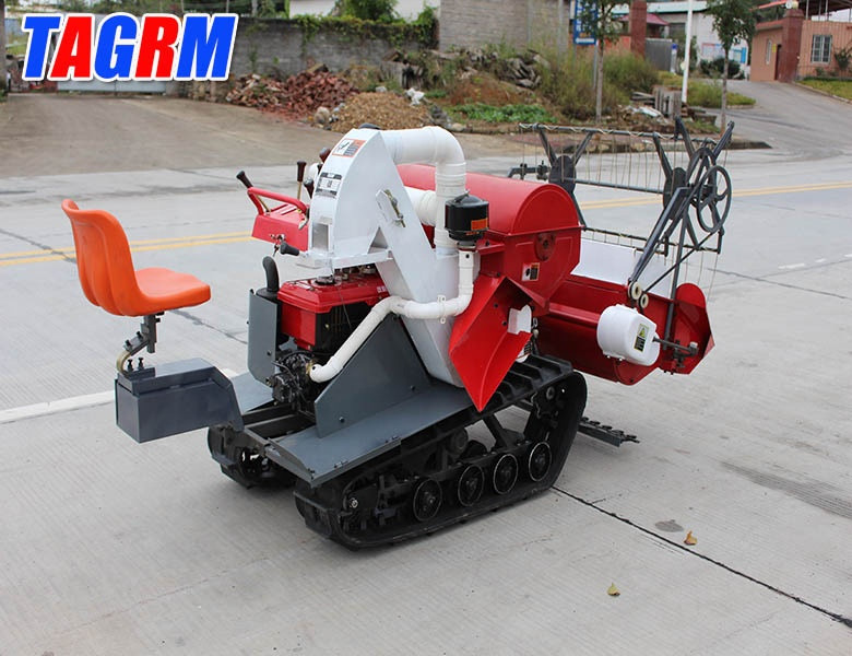 Buy Hot Sale Mini Grain Combine Harvester /crawler-type Wheat Reaper ...