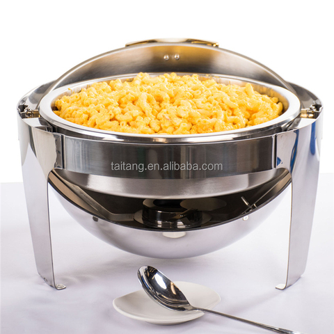Buy Indian Restaurant Equipment Round Chafing Dish Buffet Serving ...