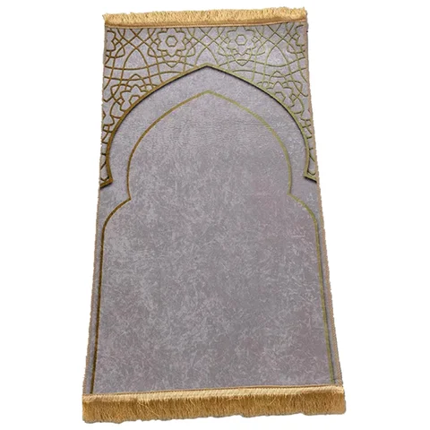 Buy Islamic Puzzle Prayer Mat For Muslim Ramadan Flannel Carpet Worship ...