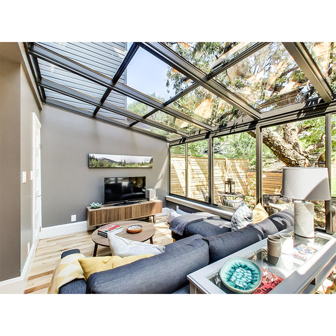 Buy Latest Luxury Design Aluminum Glass House Designs Garden Sunrooms ...