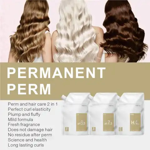 Buy New Upgrade Mild Formula Lotion Fragrance Repairing Perm Wave Hair ...