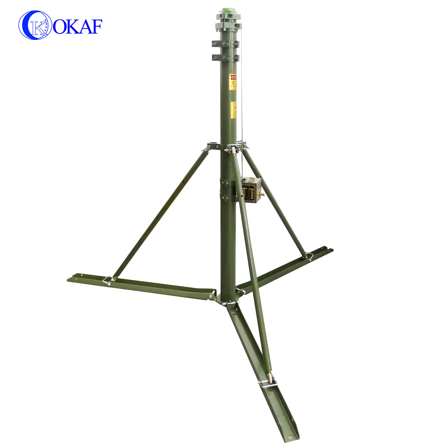Buy Portable Light Weight Trailer Mounted Aluminum Ptz Cctv Camera Pole ...