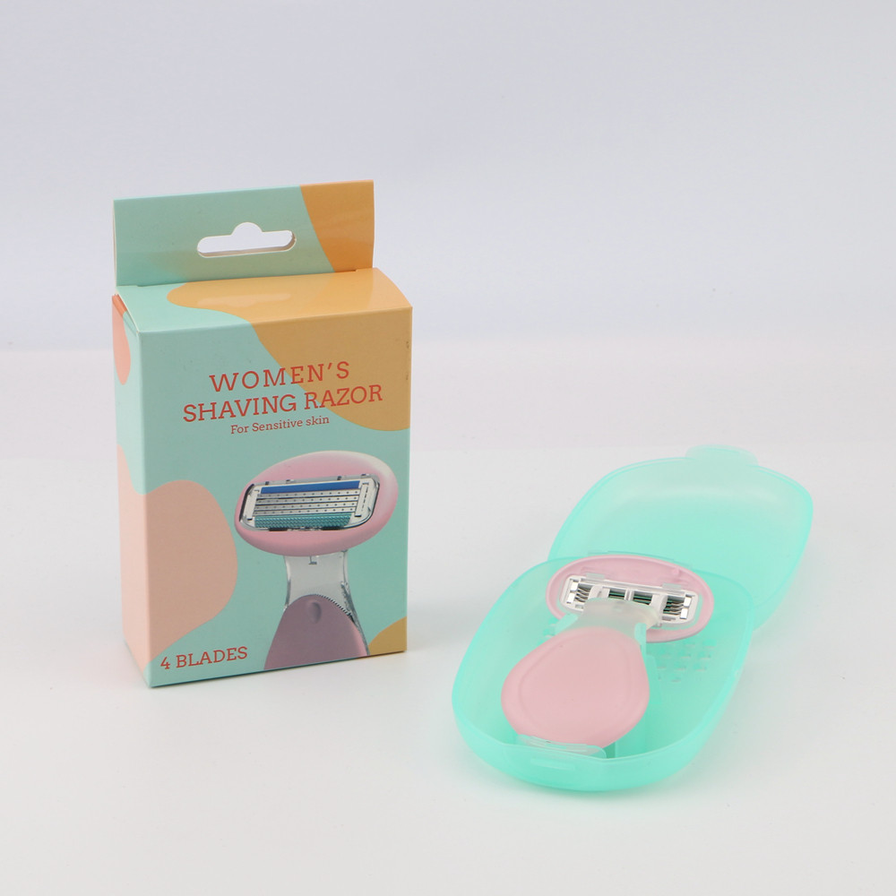 Buy Private Label Taravelling Women Razor Four Stainless Steel Blade ...