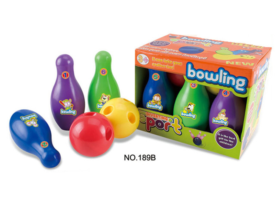 Buy Pu Bowling Set Toy 10 Colorful Soft Foam Bowling Pins 2 Balls ...
