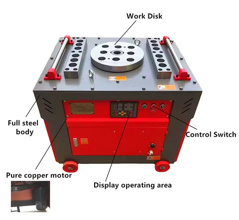 Buy Quality Assurance Electric Power Cnc Rebar Wire Benders Solid Bar ...