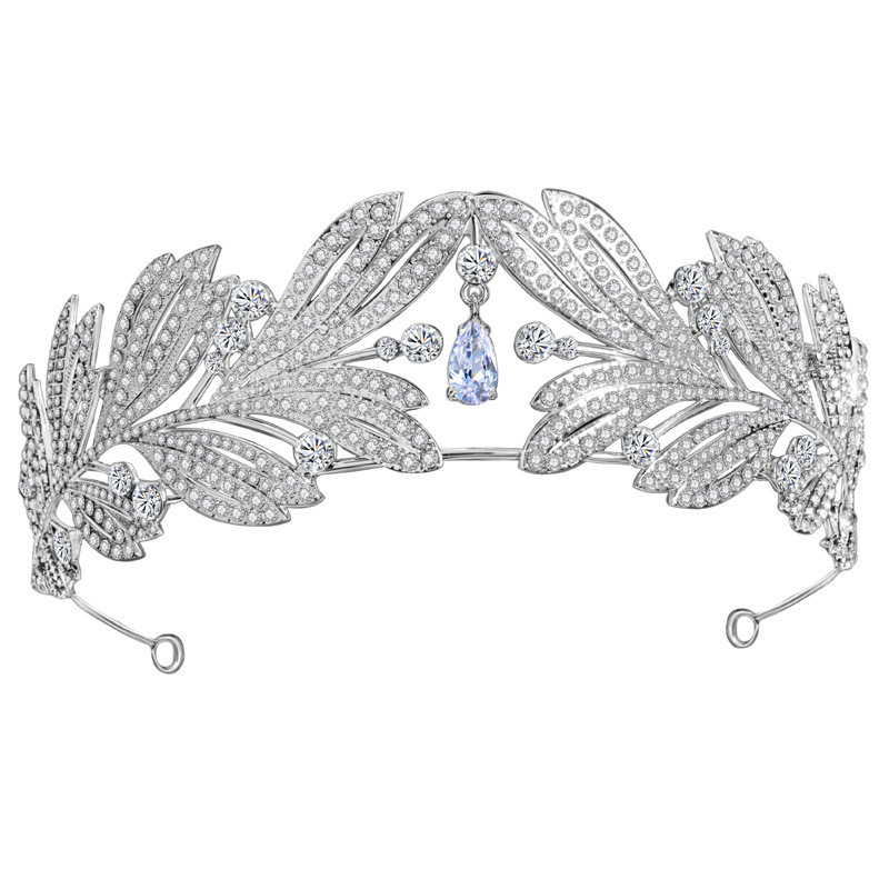 Buy Romantic Princess Tiara Retro Baroque Wedding Accessories Crown ...