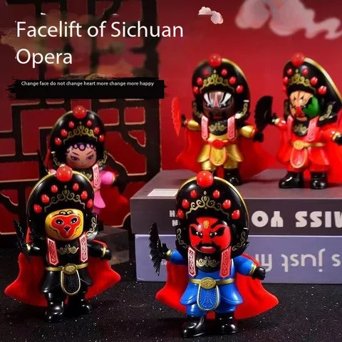 Buy Sichuan Opera Face Changing Toys Plastic Face Changing Expression ...