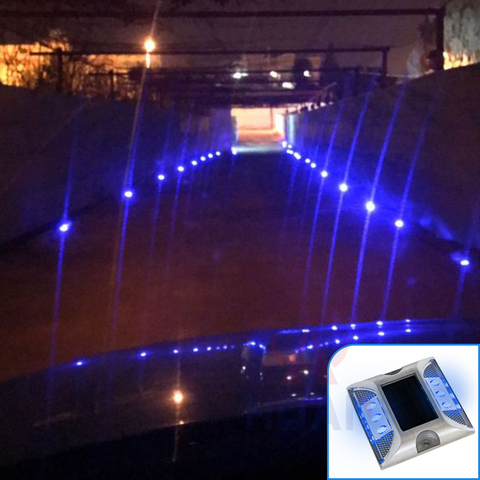 Buy Solar Aluminum Led Road Stud High Brightness Reflector Flashing ...
