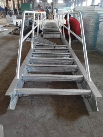 Buy Steel Stair Ladder Manhole Steel Step Ladder With Non Slip Stair ...