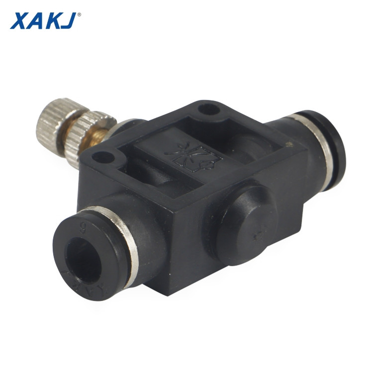 Buy Xakj Pa Sa Adjustable Air Flow Speed Control Valve Pressure Regulator Throttle Valve Push-in ...