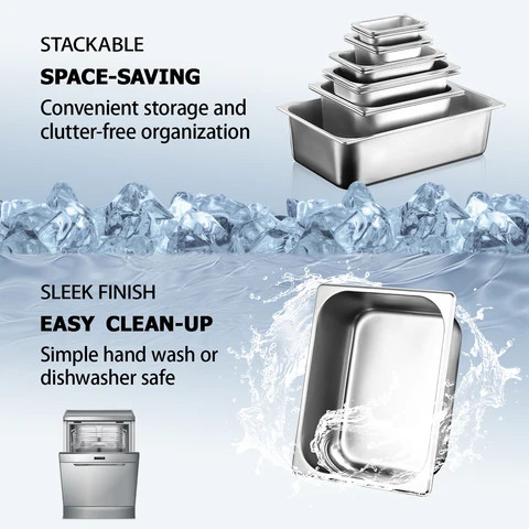 Buy Yitian Fast Food Dishes Multi Sizes Eu Style Stainless Steel Steam ...