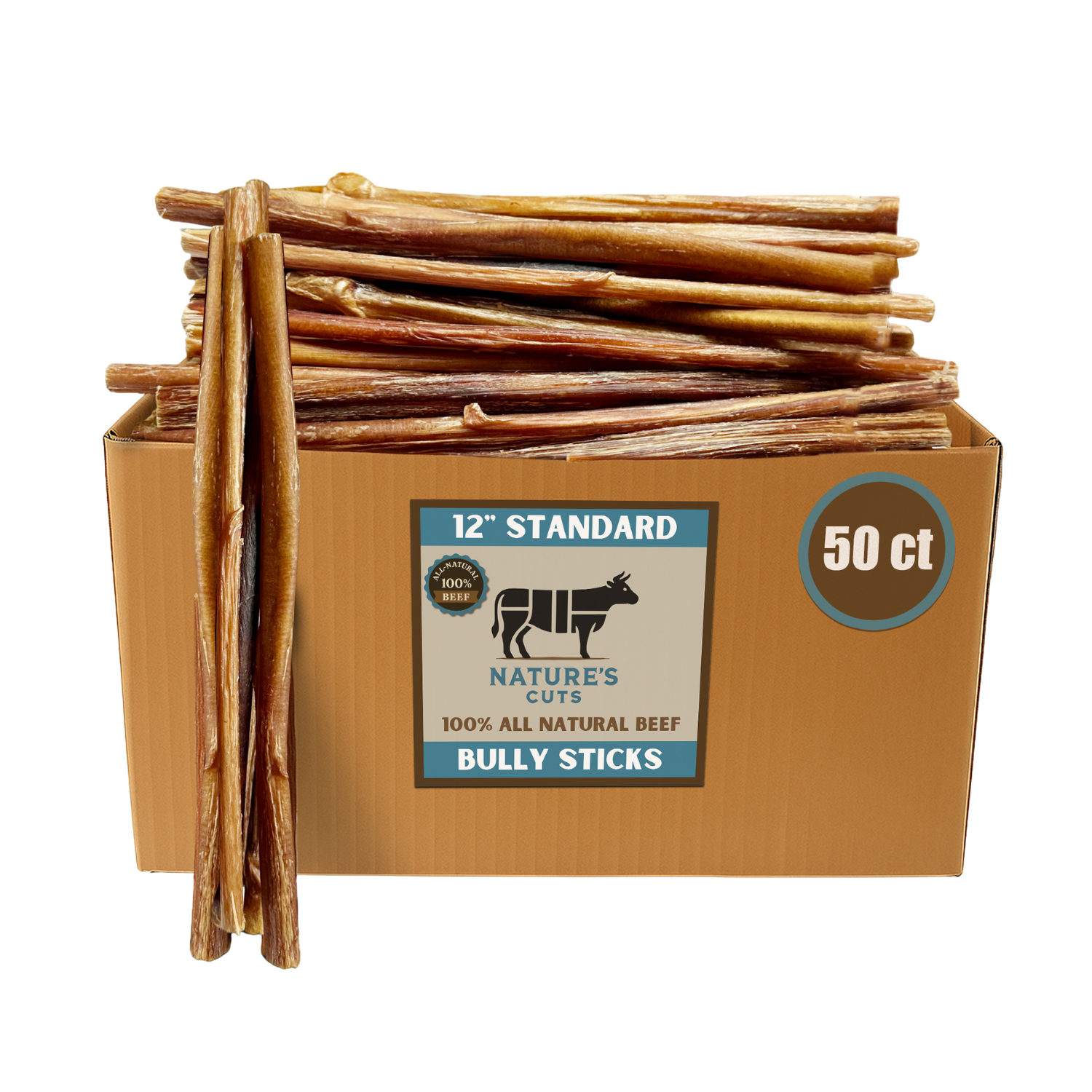 Buy 12" Standard Bulk Bully Sticks ($2.30/stick) from MIGHTY CHEWZ ...