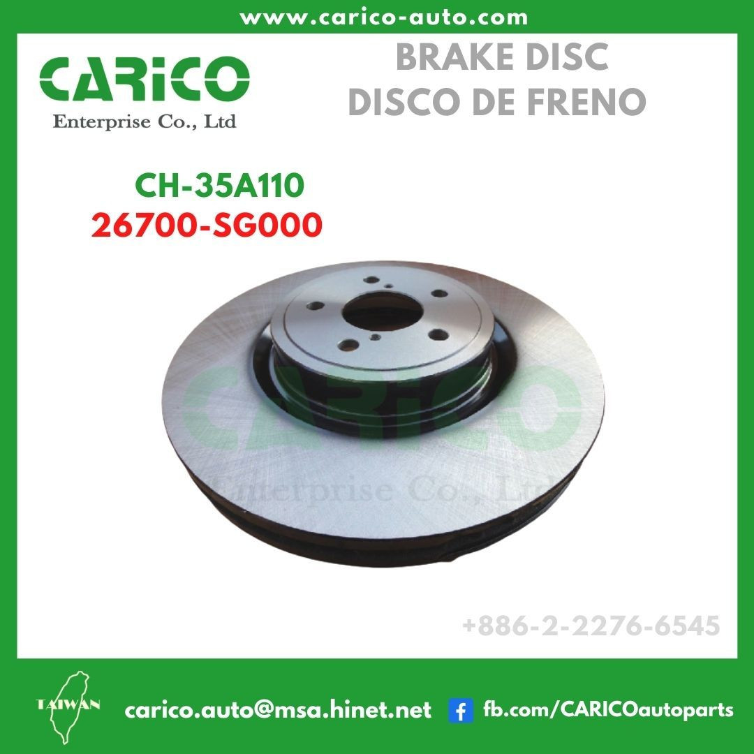 Buy Carico Auto Parts_taiwan_brake Disc, Brake Drum, Disco De Freno ...